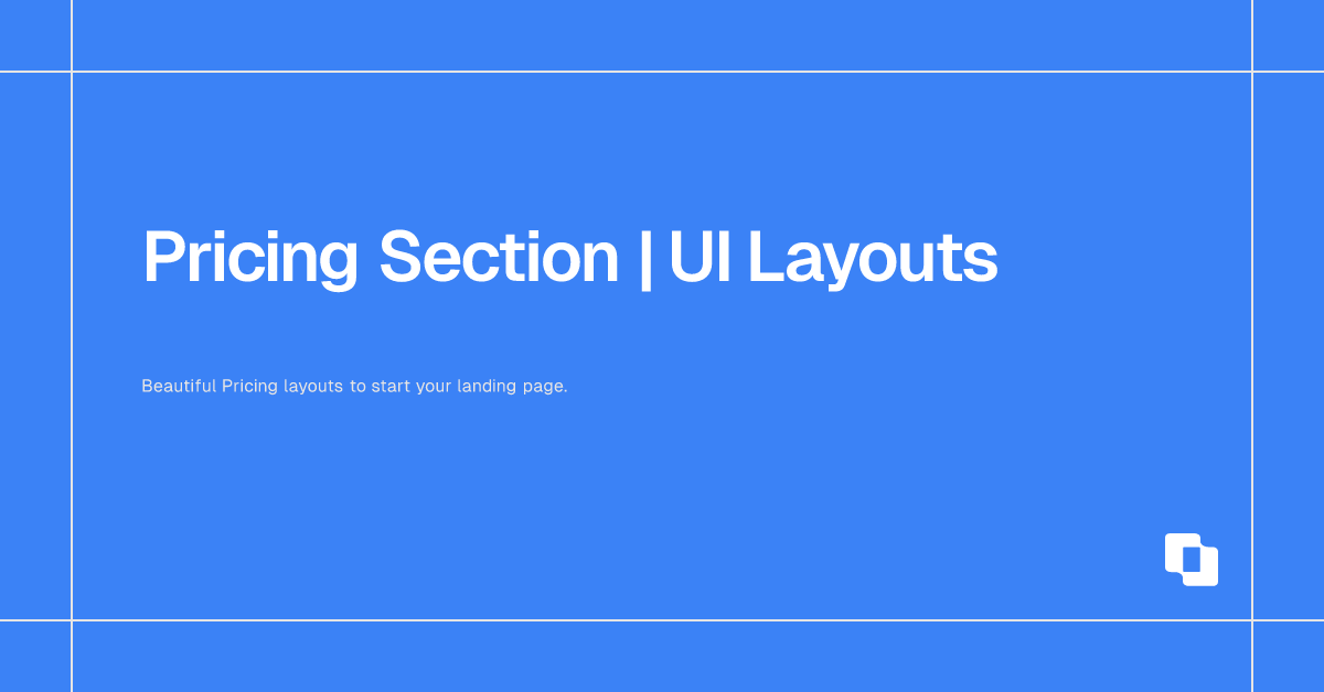 Pricing Section | UI Layouts